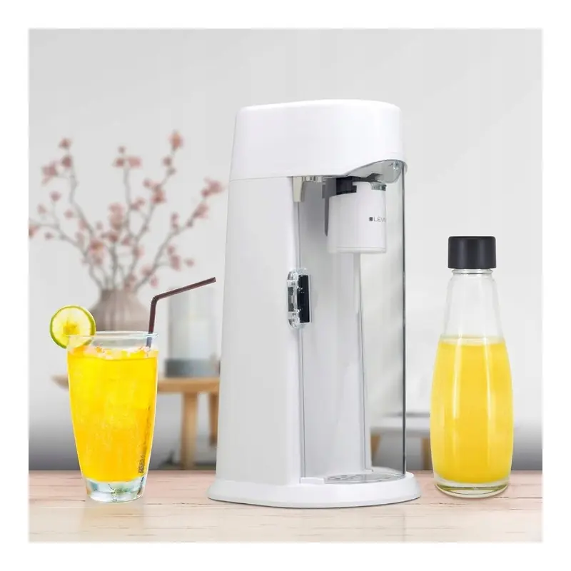 Aparat sifon/apa minerala, Levivo, cu sticla si cilindru CO2 60L